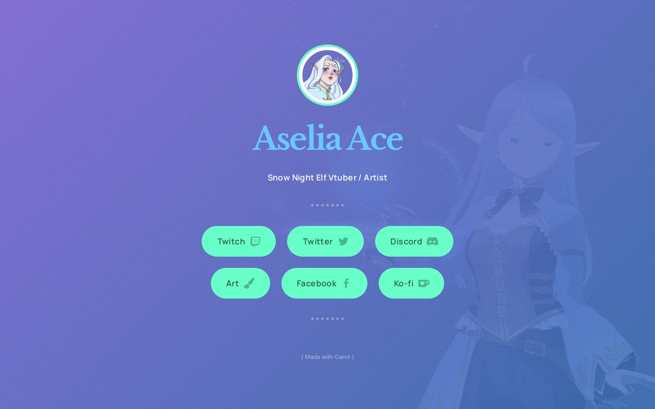 Aselia's Carrd